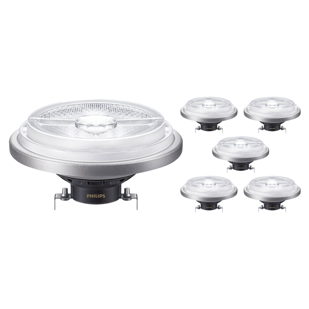 Lot 6x Philips MASTER LED Spot G53 AR111 10.8W 600lm 9D - 927 Blanc ...