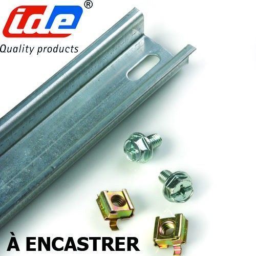Kit rail DIN 24 modules pour coffret Atlantic à encastrer | Leroy Merlin