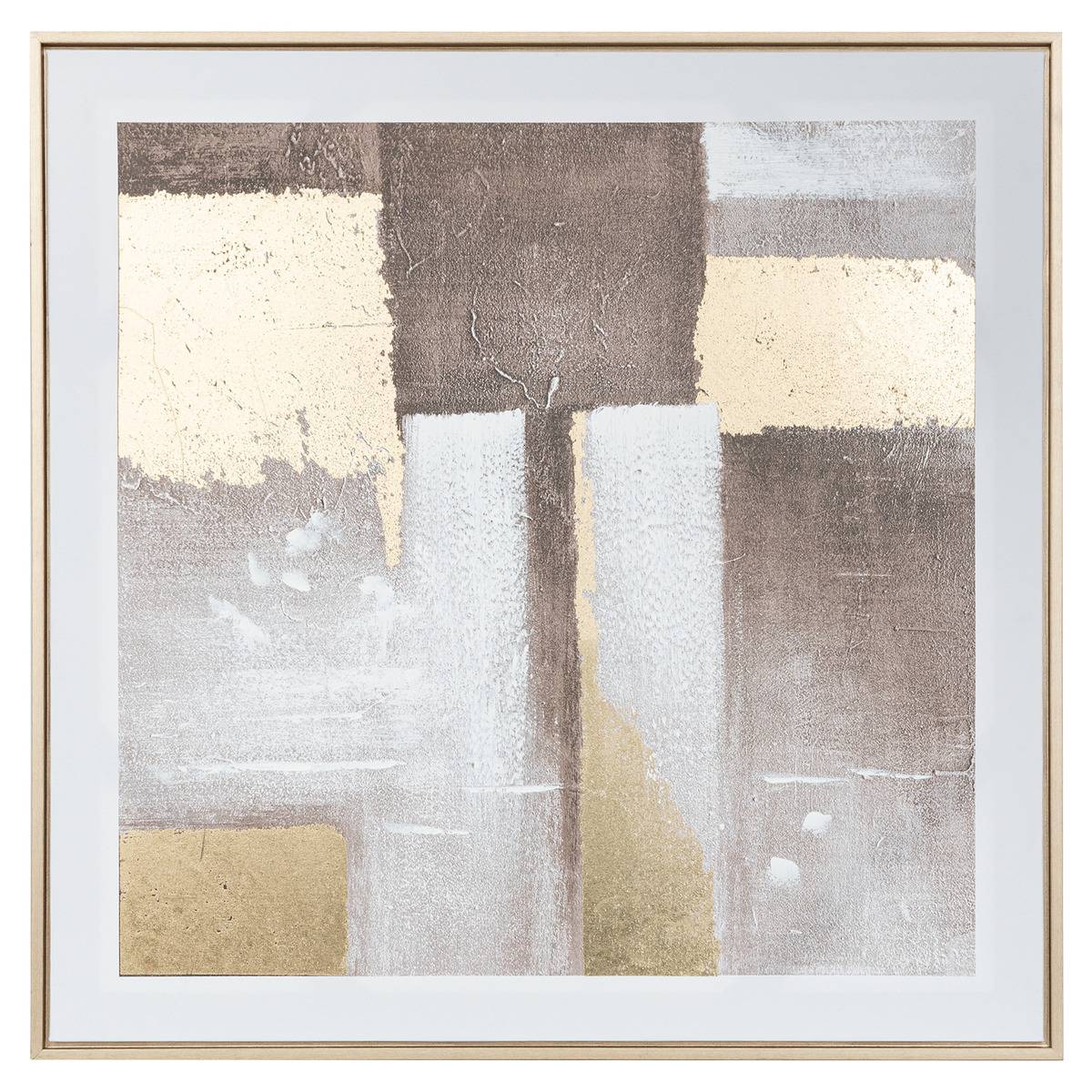 Toile peinte encadrée Helga 80x80cm - Atmosphera créateur d'intérieur ...