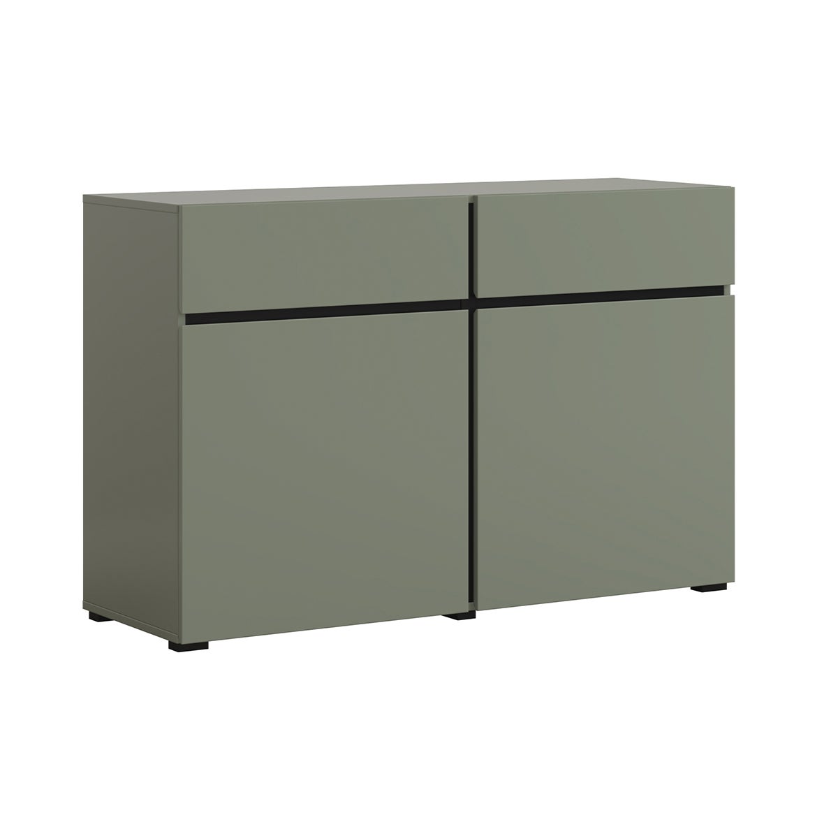 Buffet 2 ante 2 cassetti Lilia verde 78cm | Leroy Merlin