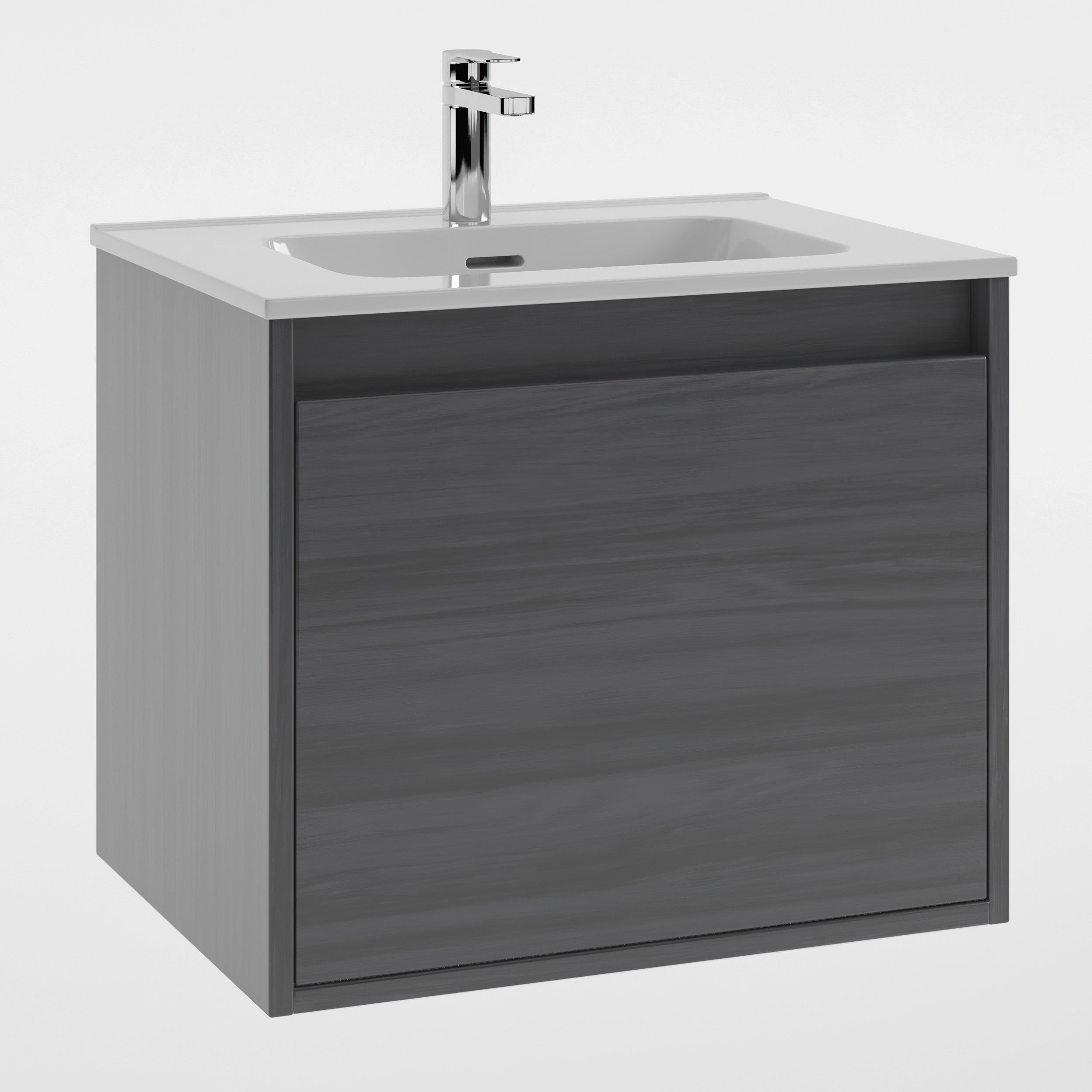 Meuble de salle de bain 60 cm + lavabo en céramique Tribeca | L 60 X L ...