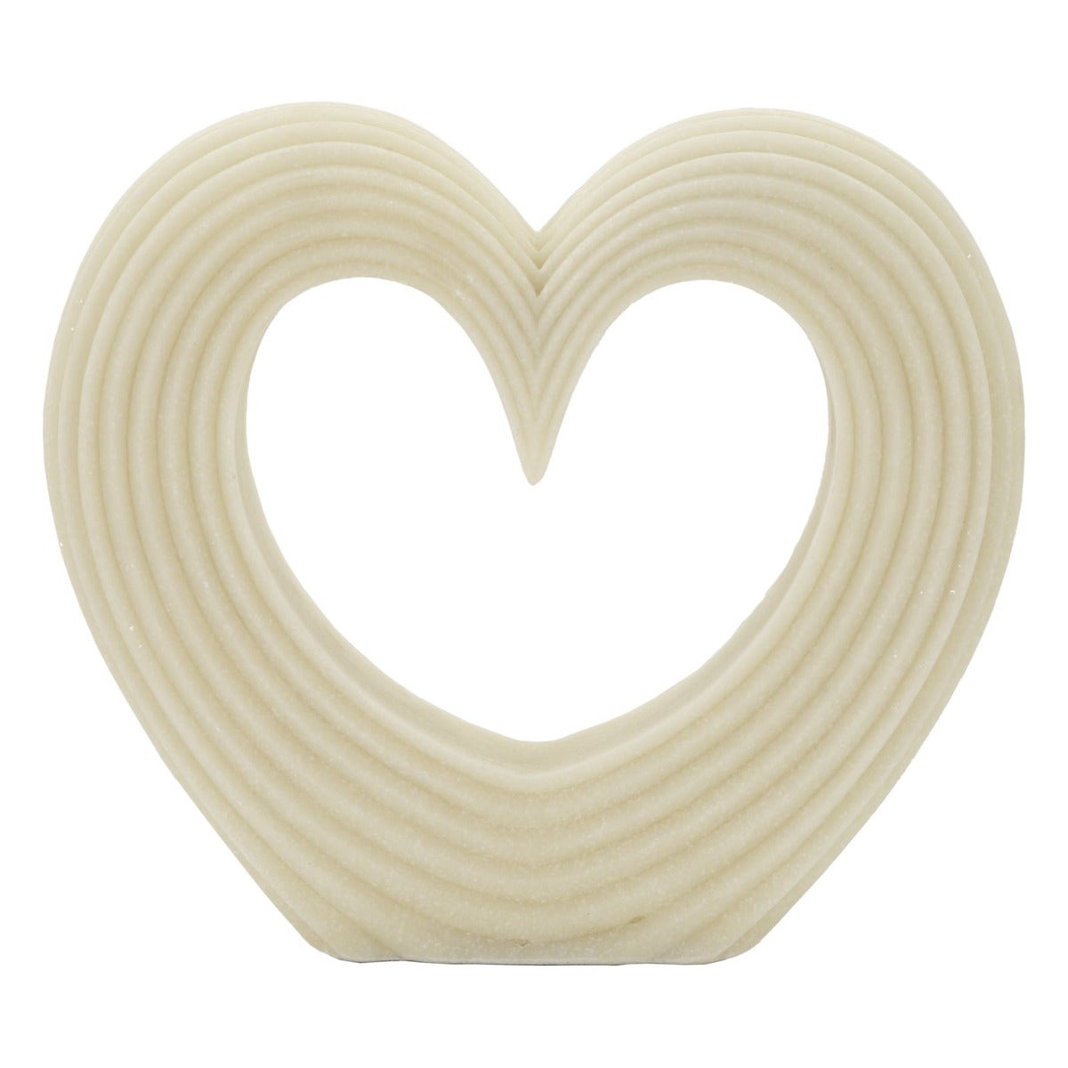 Escultura Corazón 12,Poliresina,Blanco,Kendra Home | Leroy Merlin