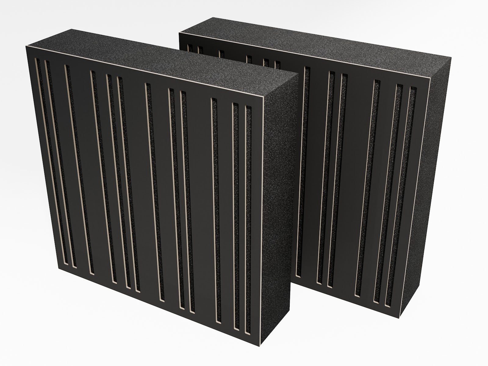 Lot de 2 Panneaux acoustiques AbFuser ABAFA absorbants-diffusants ...