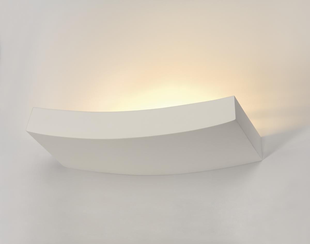 Applique intérieure PLASTRA curve blanc R7s 78mm/QT-DE12 100W max ...