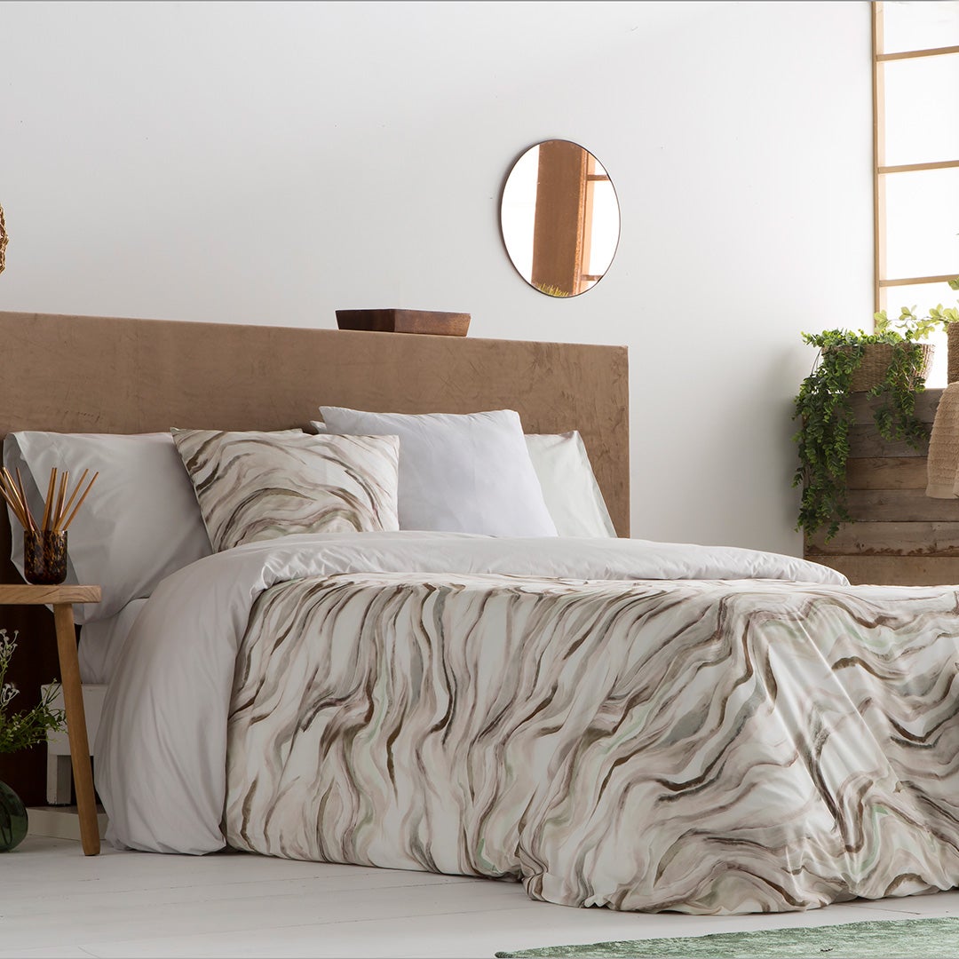 Funda nórdica Guy Laroche MAYA 140x200 cm - beige | Leroy Merlin