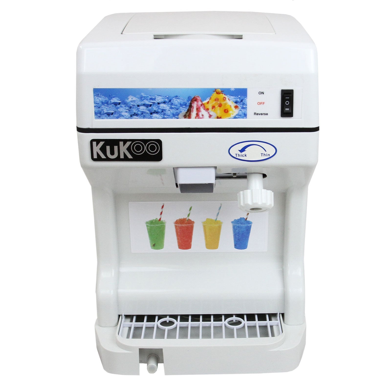 KUKOO Machine à Granité Broyeur de Glace Glace pilée 250W 120KG/H ...