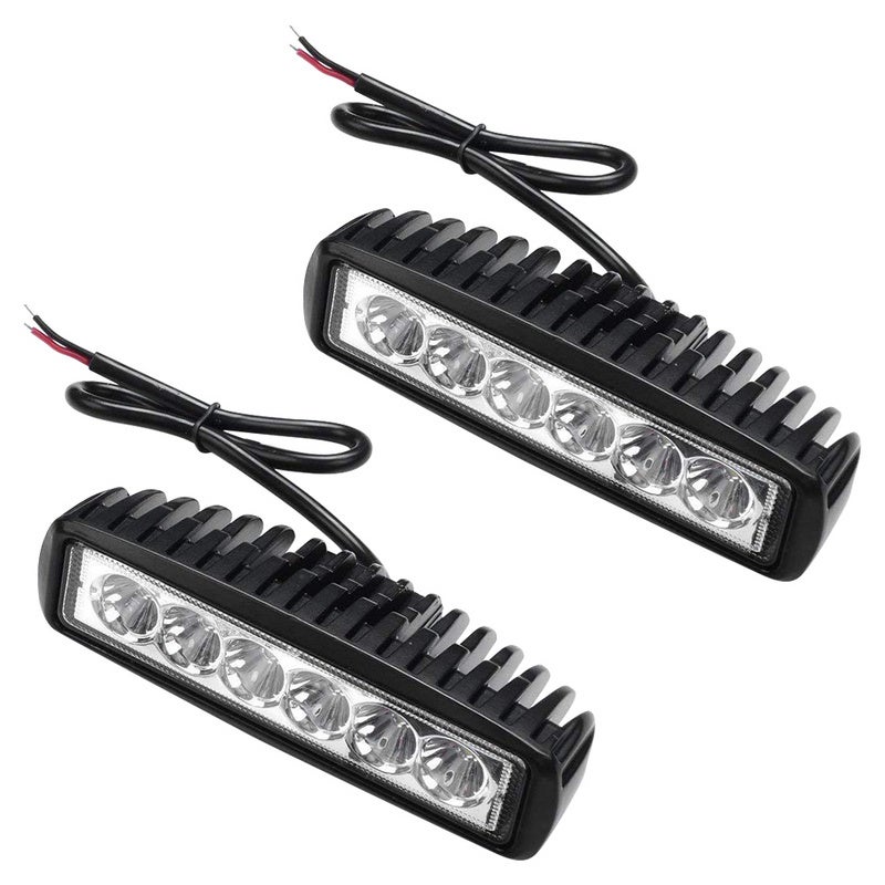 2 x 18W LED DE TRABAJO 12V 24V Proyector Offroad para tractor ...
