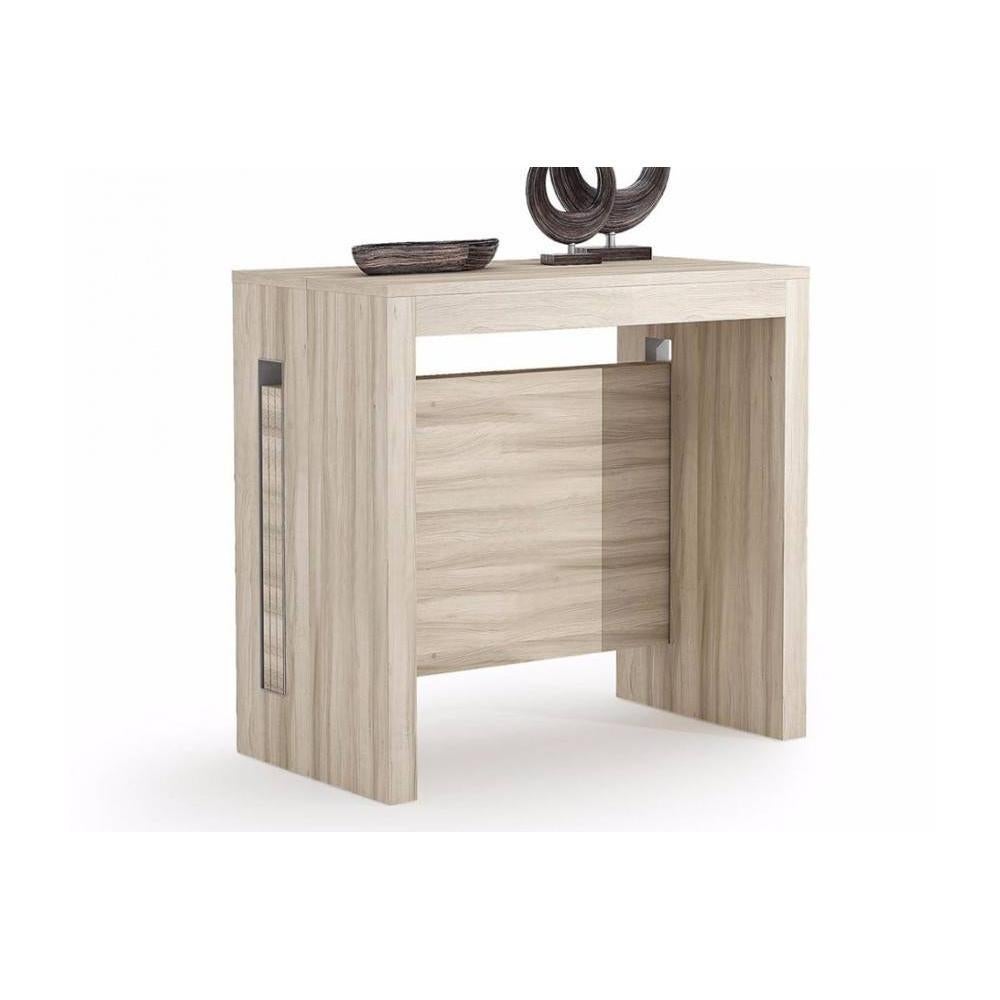 Table console extensible GRANDEZZA chêne jusqu'à 8 couverts avec ...