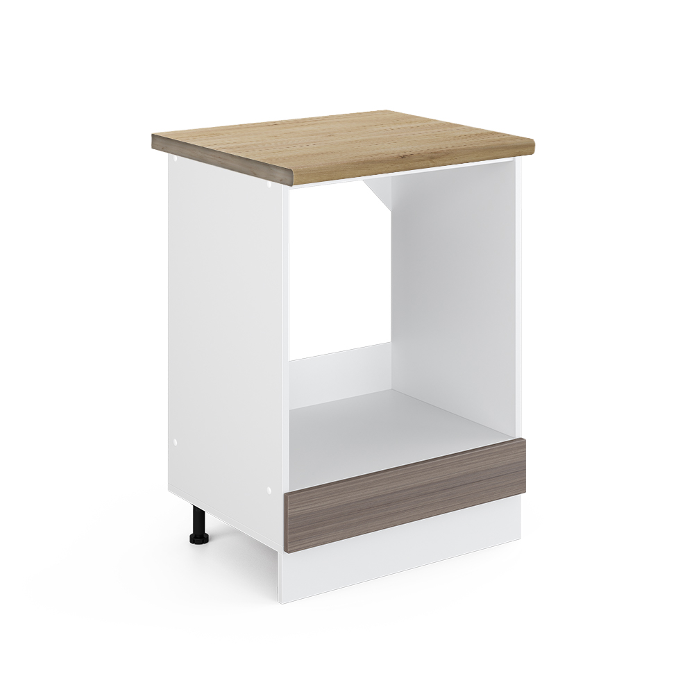 Vicco Meuble pour four R-Line, Gris, 60cm , PT Chêne | Leroy Merlin