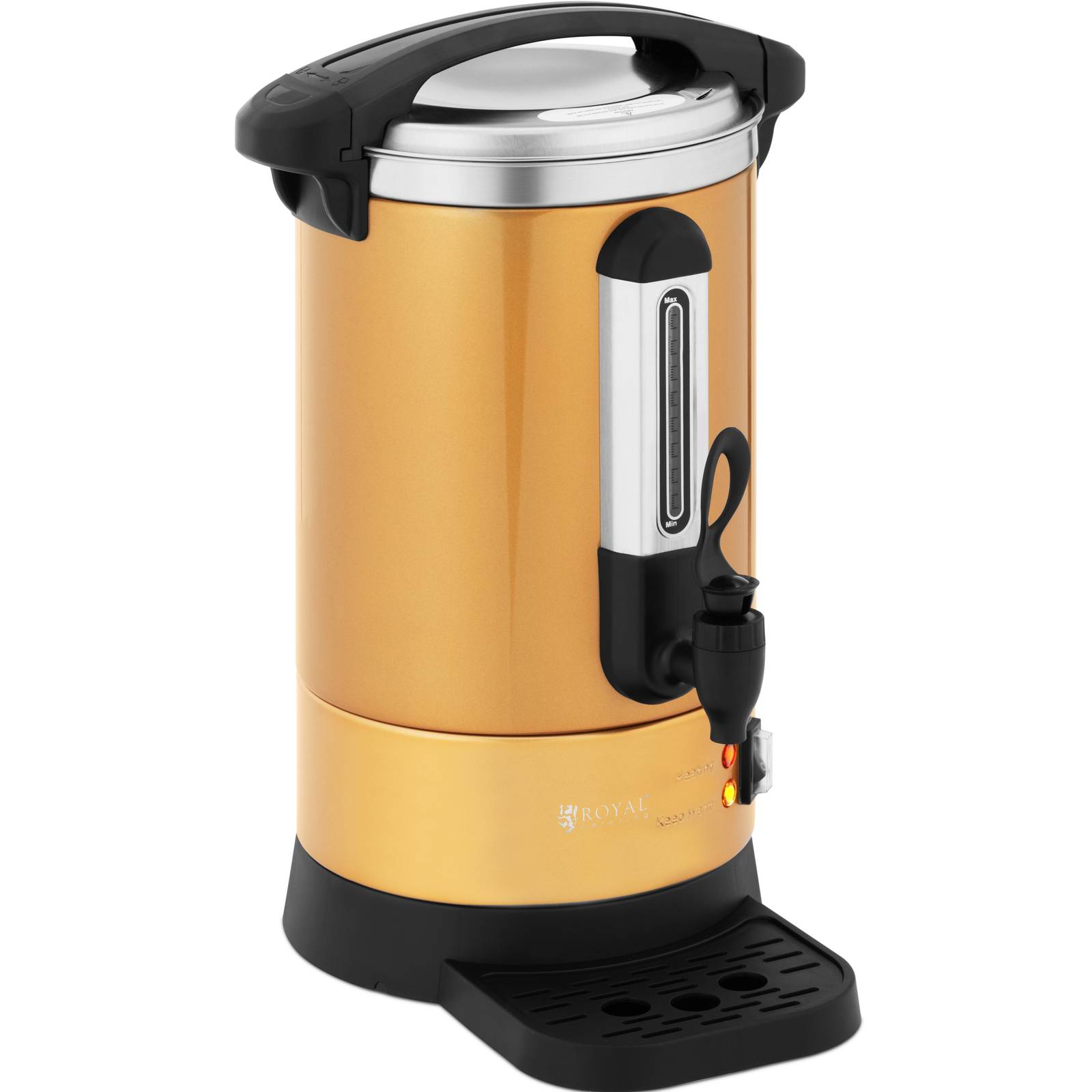 Cafetera de hostelería - 6 L - Dorado - Royal Catering | Leroy Merlin
