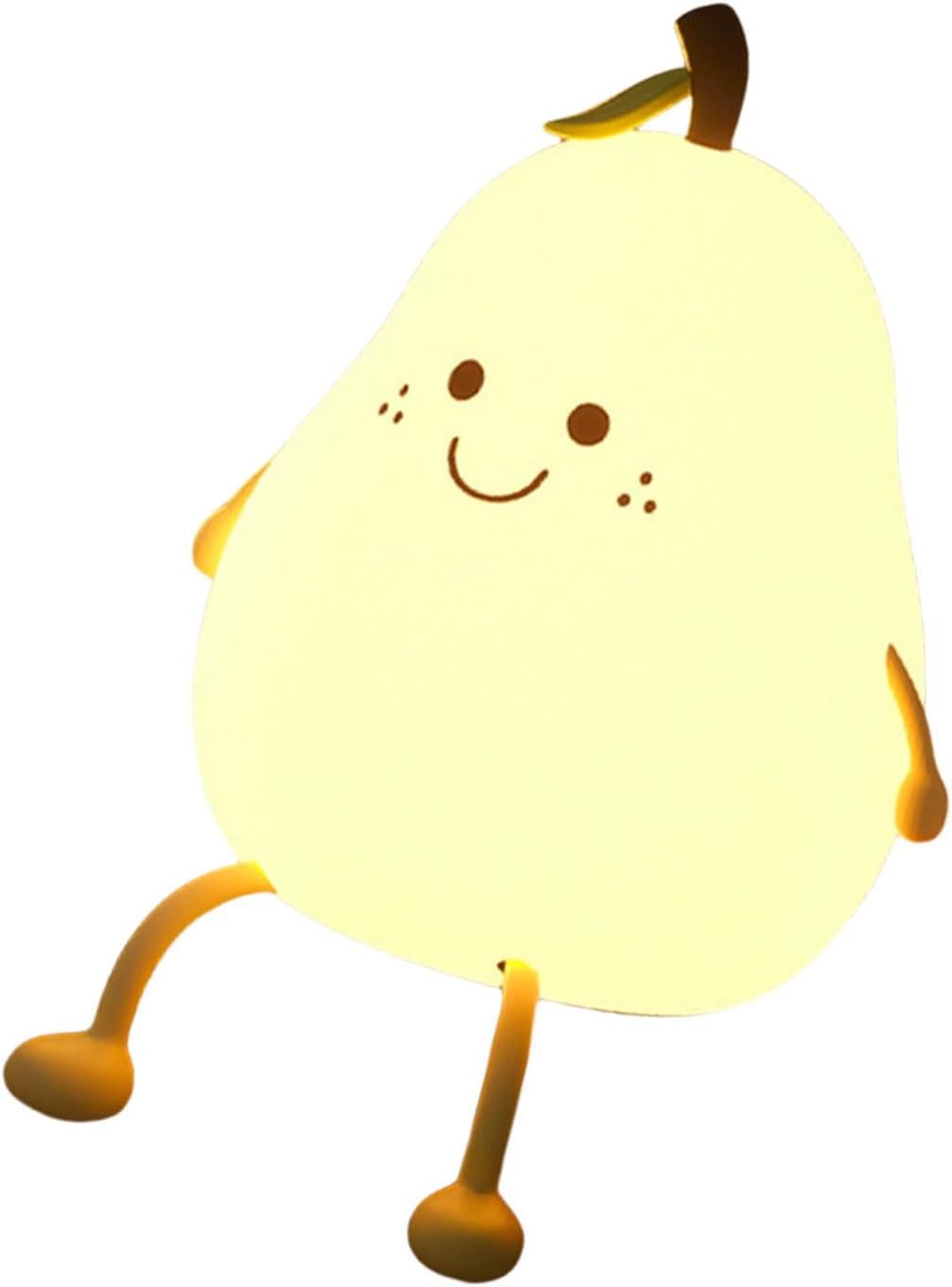 Luz nocturna creativa en forma de pera para niños, luz LED de 7 colores ...