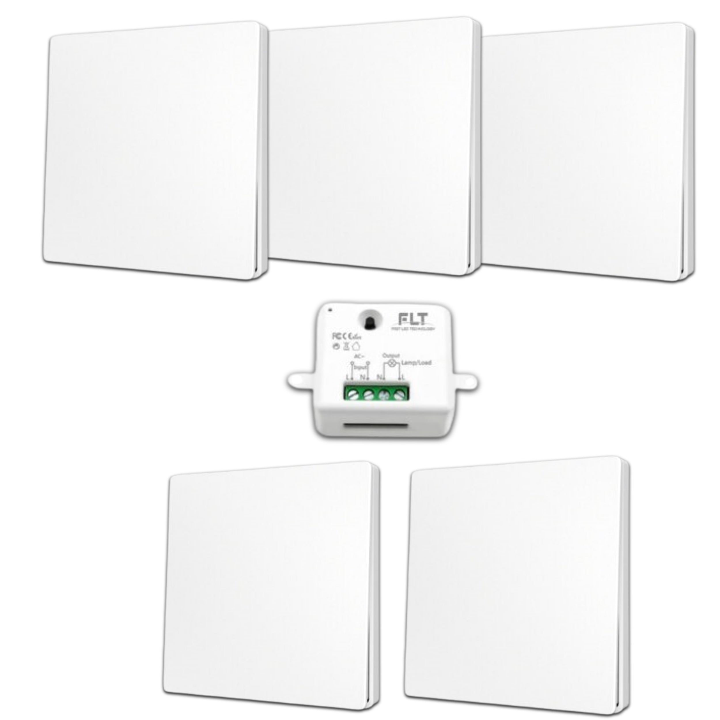 Kit interrupteur va et vient sans fil et sans pile auto alimenté ...