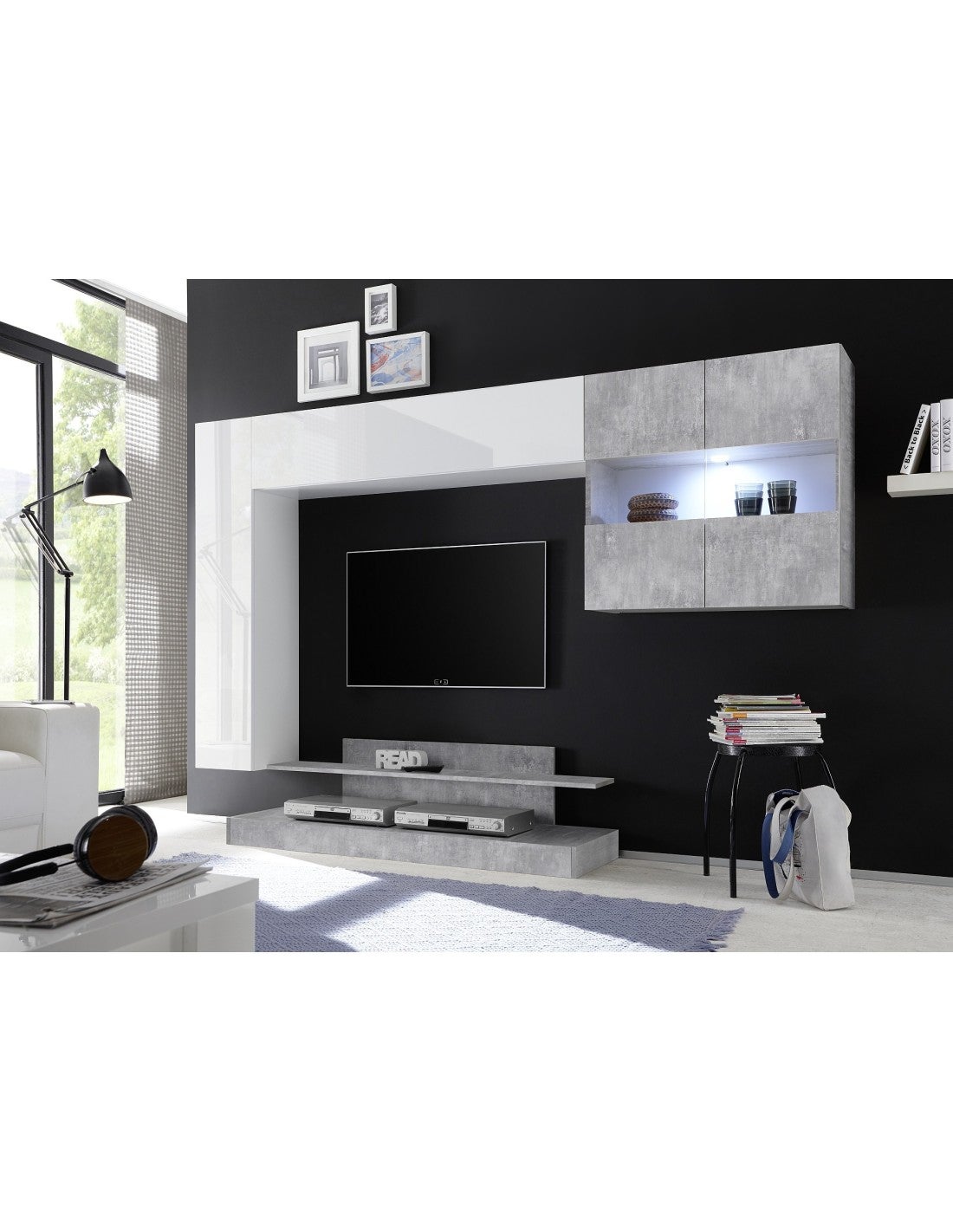 Ensemble de meubles de salon design avec nombreux rangements collection ...