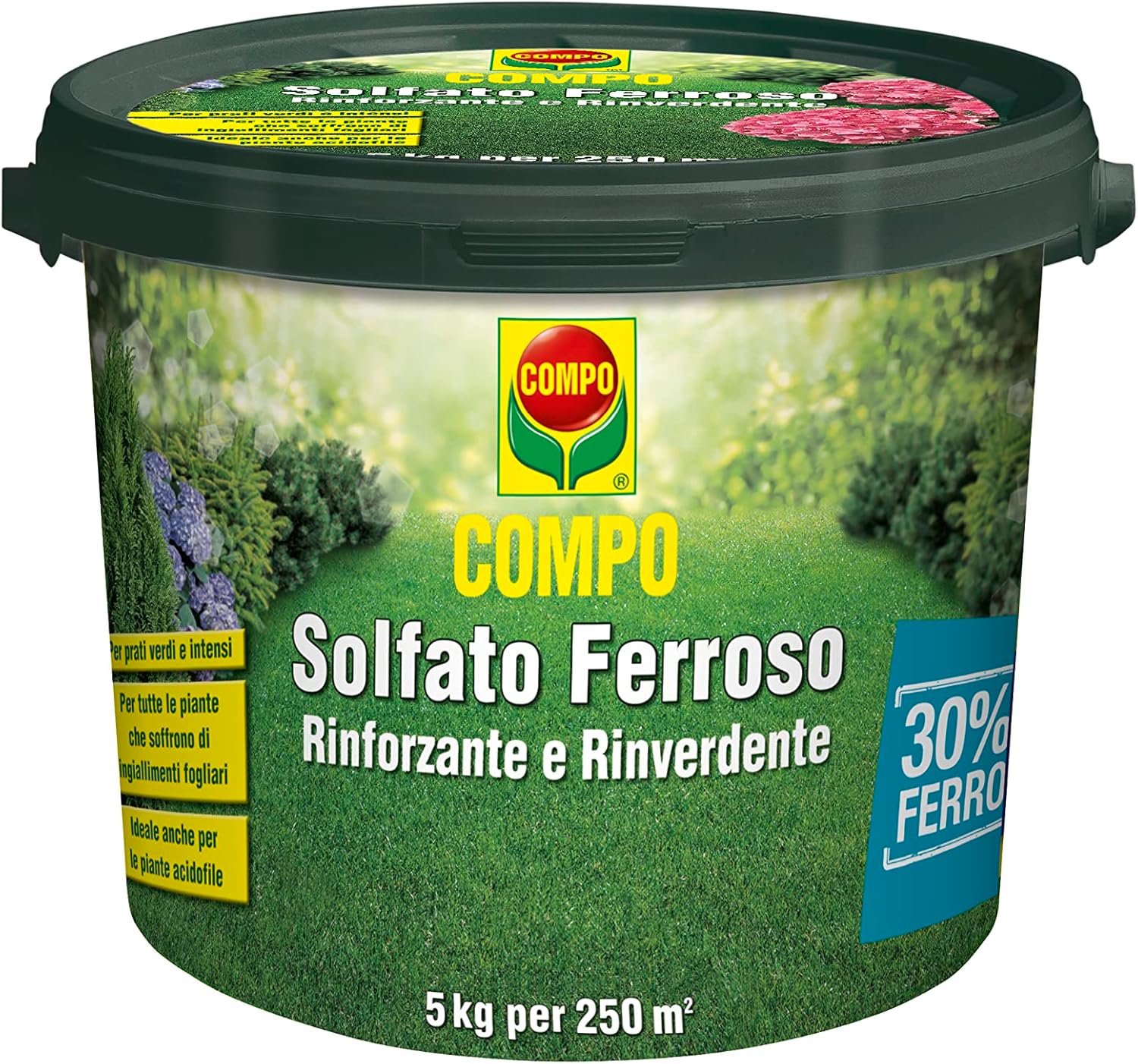 COMPO Solfato Ferroso, Concime a base di Ferro, Azione rinforzante e ...