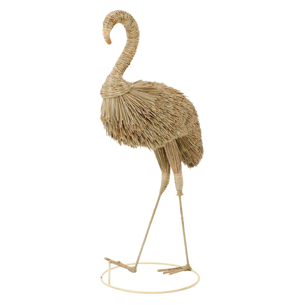 Flamant Rose Herbe "Afrique" 125cm Naturel | Leroy Merlin