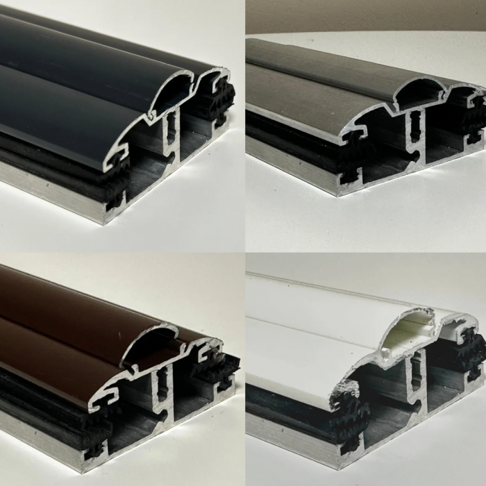 Profil de jonction universel en aluminium (base alu + capot alu) avec ...
