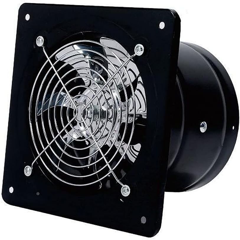 Extractor de pared de 12 pulgadas con sistema antirreflujo (negro ...