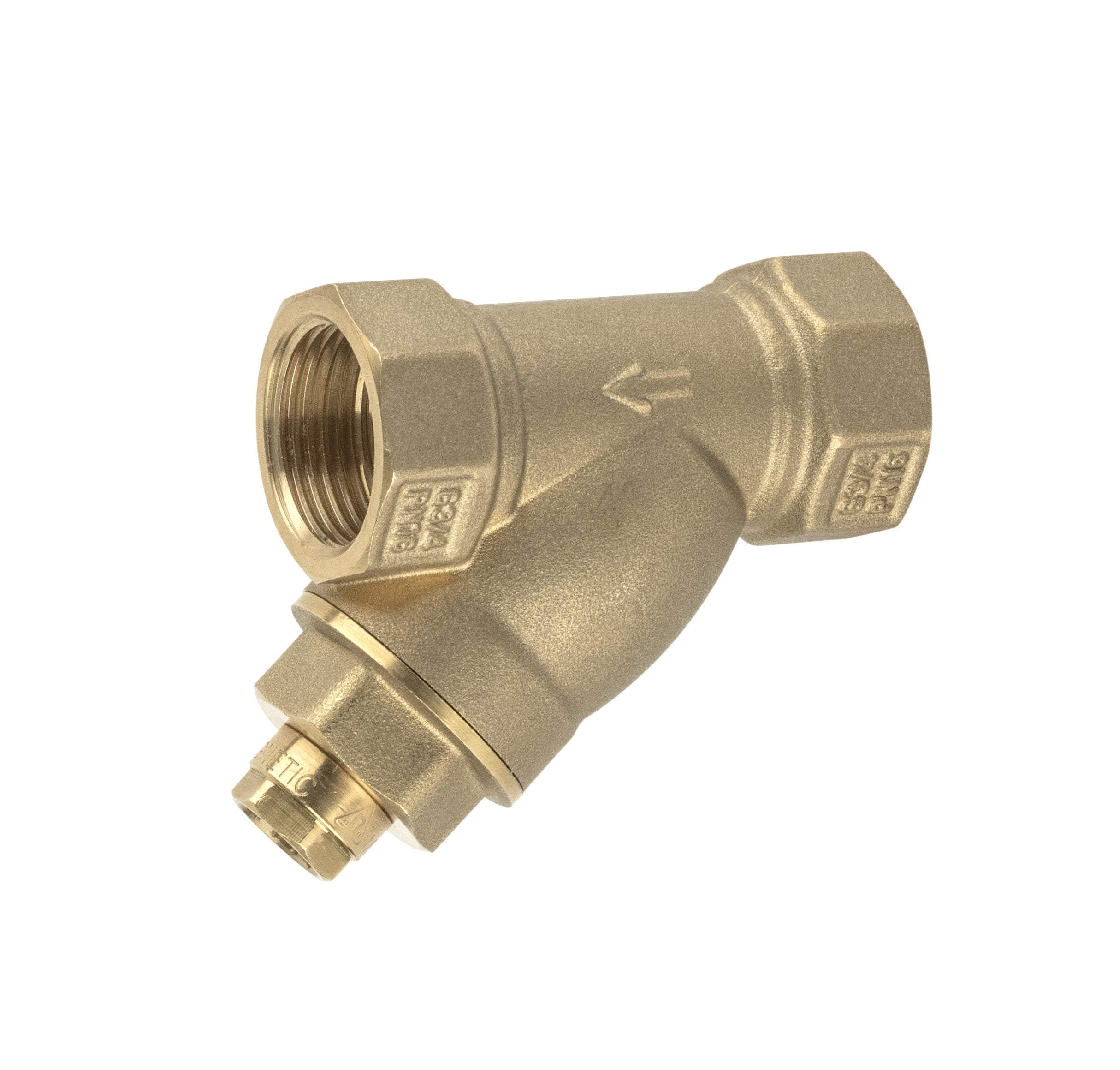 Filtre Y en laiton pour la collecte des impuretés avec filtre en acier ...