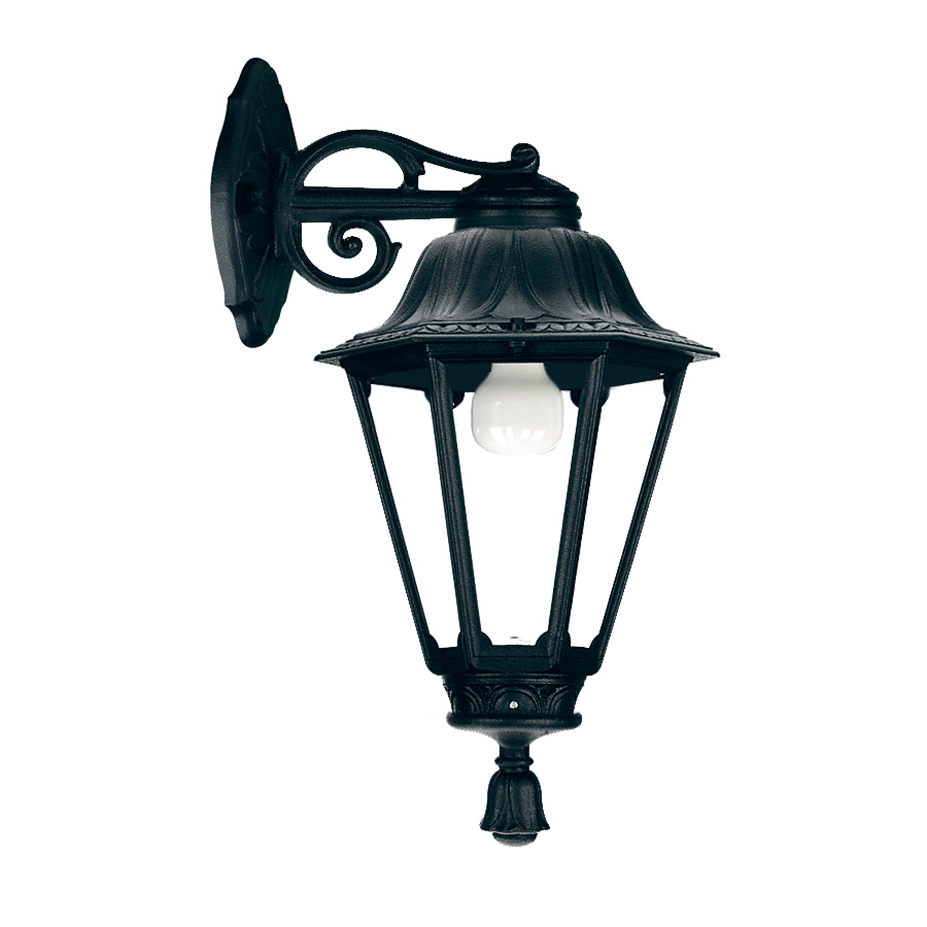 Applique classique INDURA MEDIUM 6 IP55 E27 42W Noir | Leroy Merlin