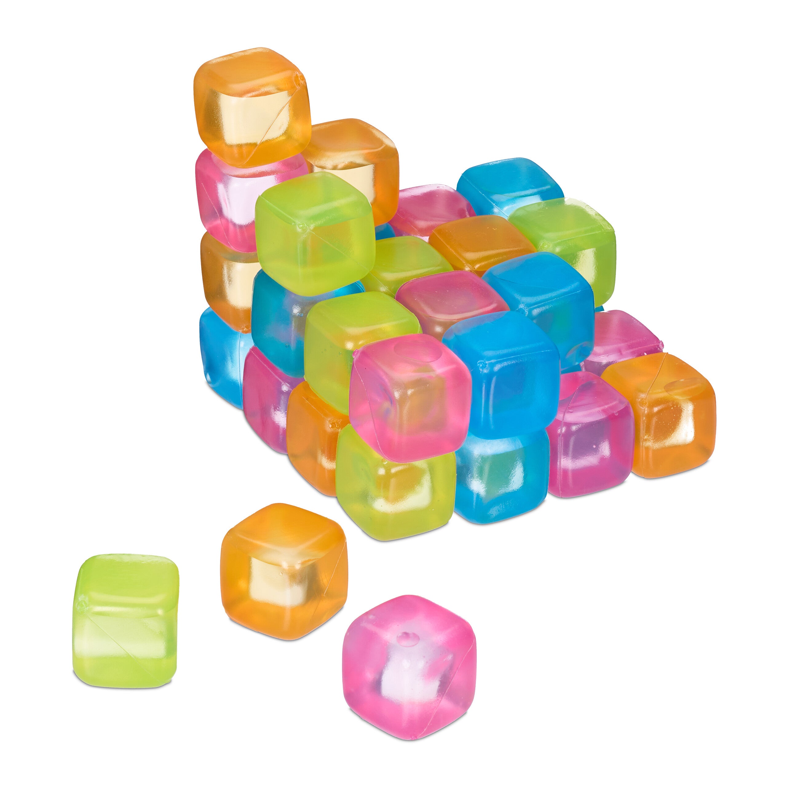 Pack de 36 Cubitos de Hielo Reutilizables, Cubos de Plástico, XXL ...