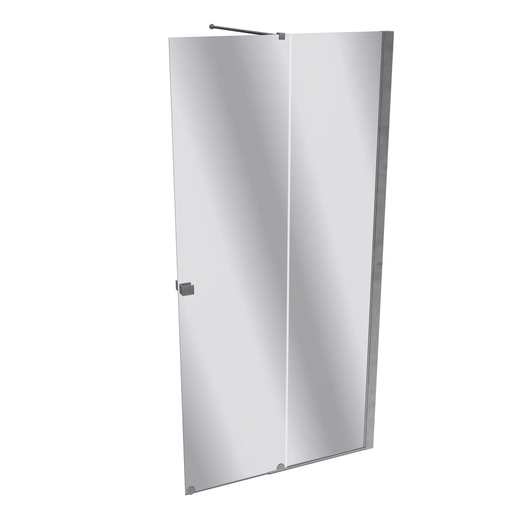 Puerta corredera HÜPPE Xtensa pure Walk-In una sola pieza, con segmento ...
