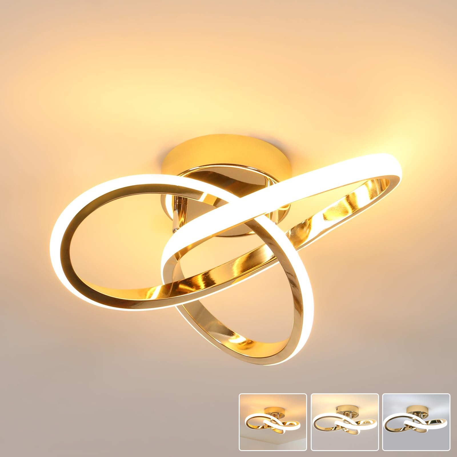 Lámpara de techo LED, lámpara techo LED bajo consumo, lámpara techo ...