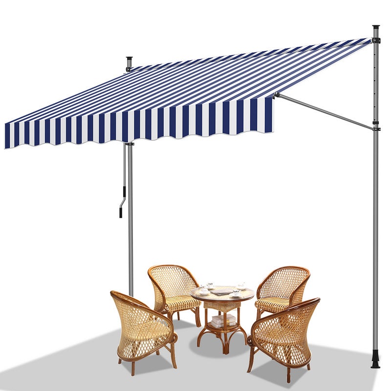 Store banne manuel rétractable Auvent manuel Marquise pour balcon ...