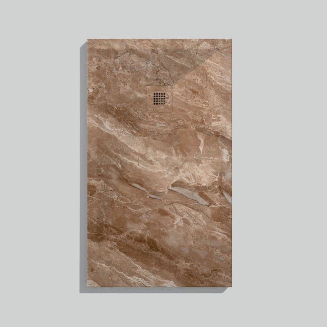 Plato de ducha Empereur transparente, acabado Smooth Stone 3D, rejilla ... Plato de ducha Empereur transparente, acabado Smooth Stone 3D, rejilla ...