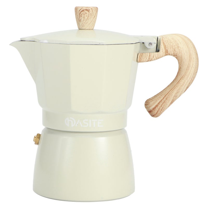 Cafetière octogonale en aluminium, type cafetière italienne, pour la ...