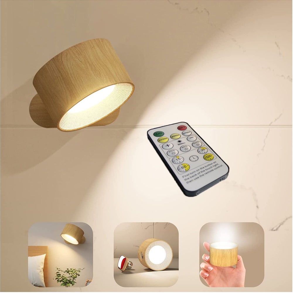 Lampe murale intelligente, télécommande, USB, éclairage décoratif ...
