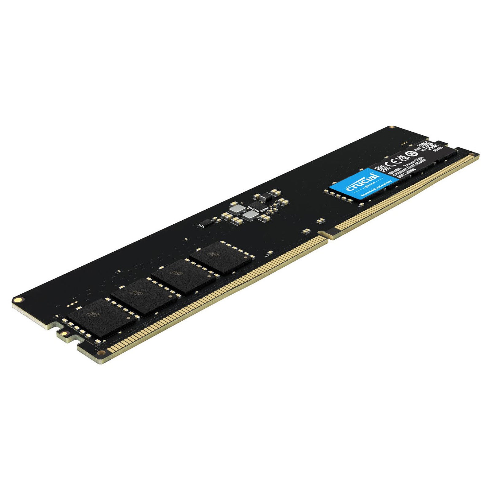 Memoria ram ddr5 8 Gigabytes crucial - udimm - 4800 mhz - pc5 38400 ...