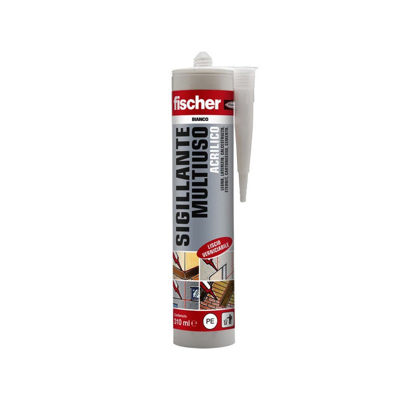 Fischer Sigillante Multiuso Acrilico SA 310 Grigio, Ideale per Supporti ...