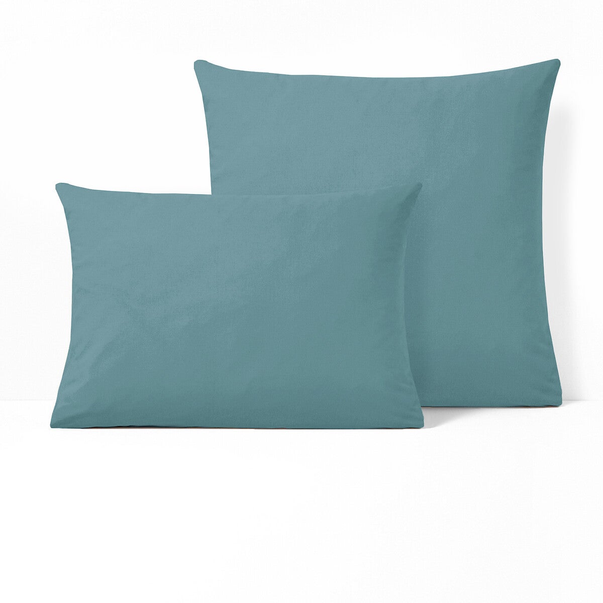 Taie d'oreiller unie coton, Scenario - Bleu azur - 65 x 100 cm | Leroy ...