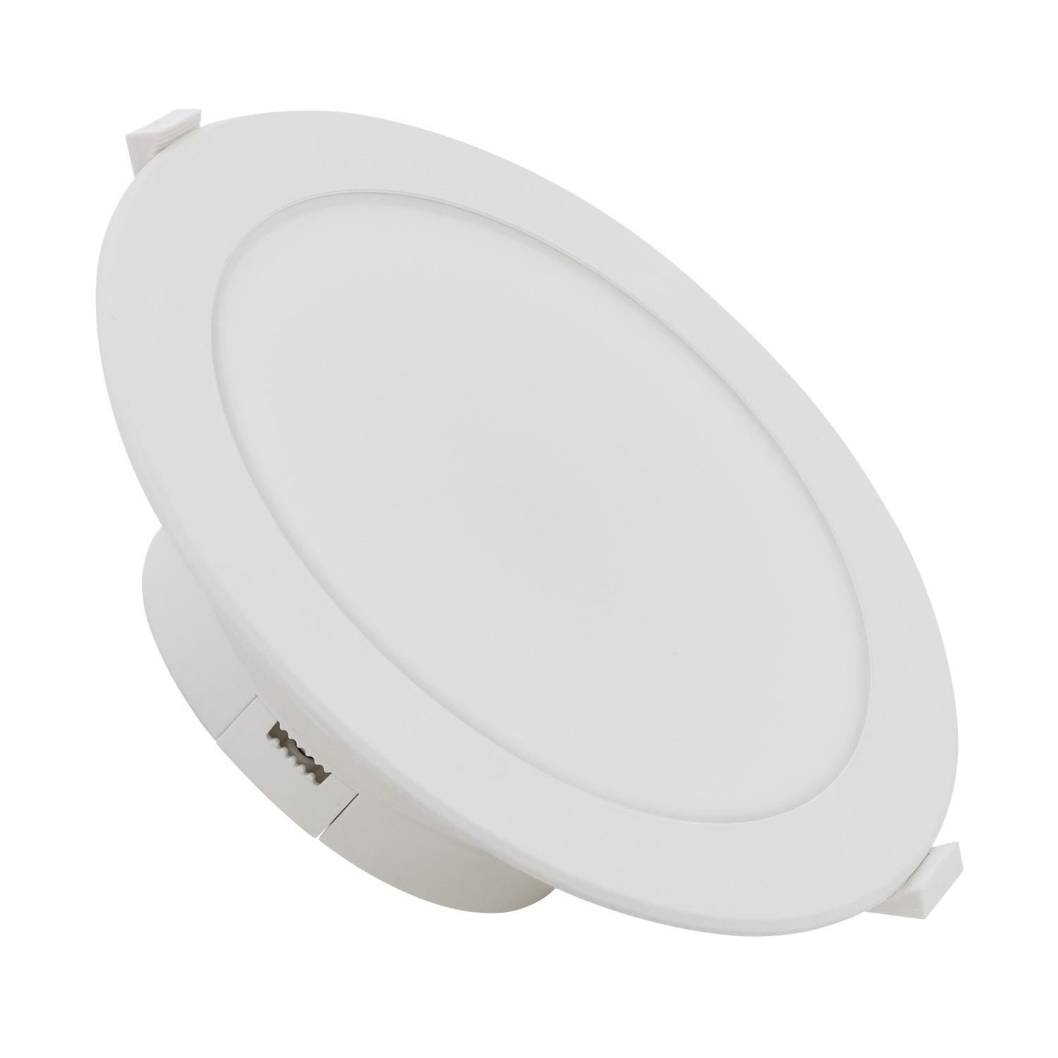 Ledkia Downlight LED 20W Circular Baño IP44 Corte Ø 145 mm 4500K Blanco ...