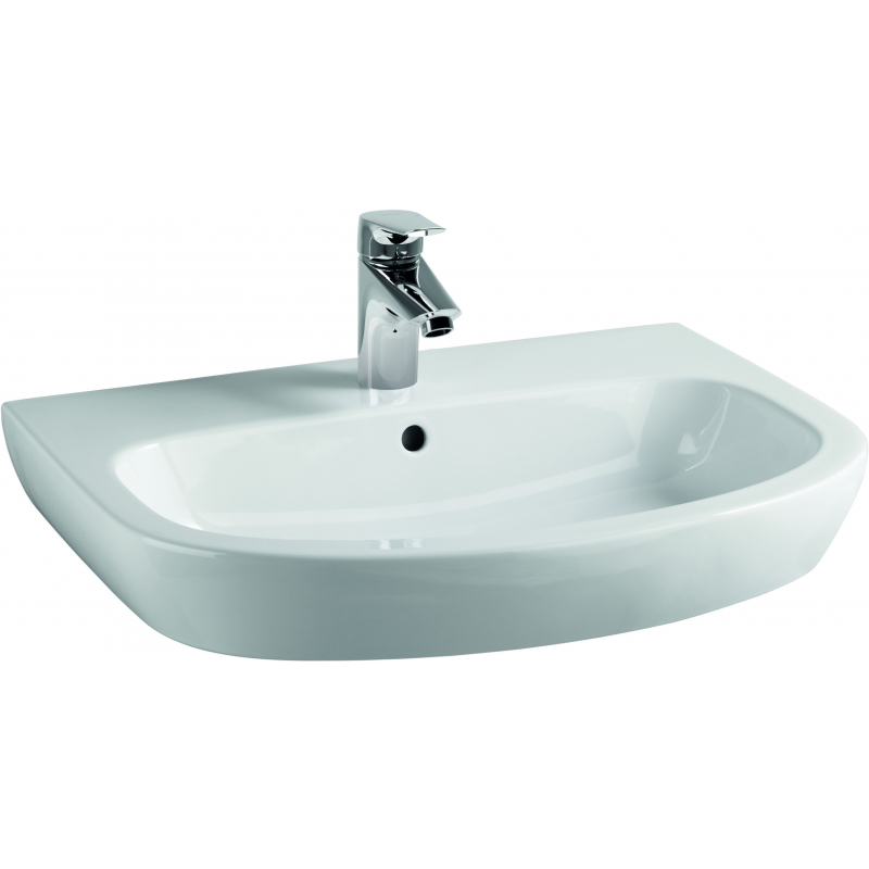 Lavabo design 65x48cm. 1 trou robinetterie. avec débordement | Leroy Merlin