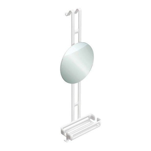 Lineabeta - Tablette de douche suspendue Filo avec tablette et miroir ...