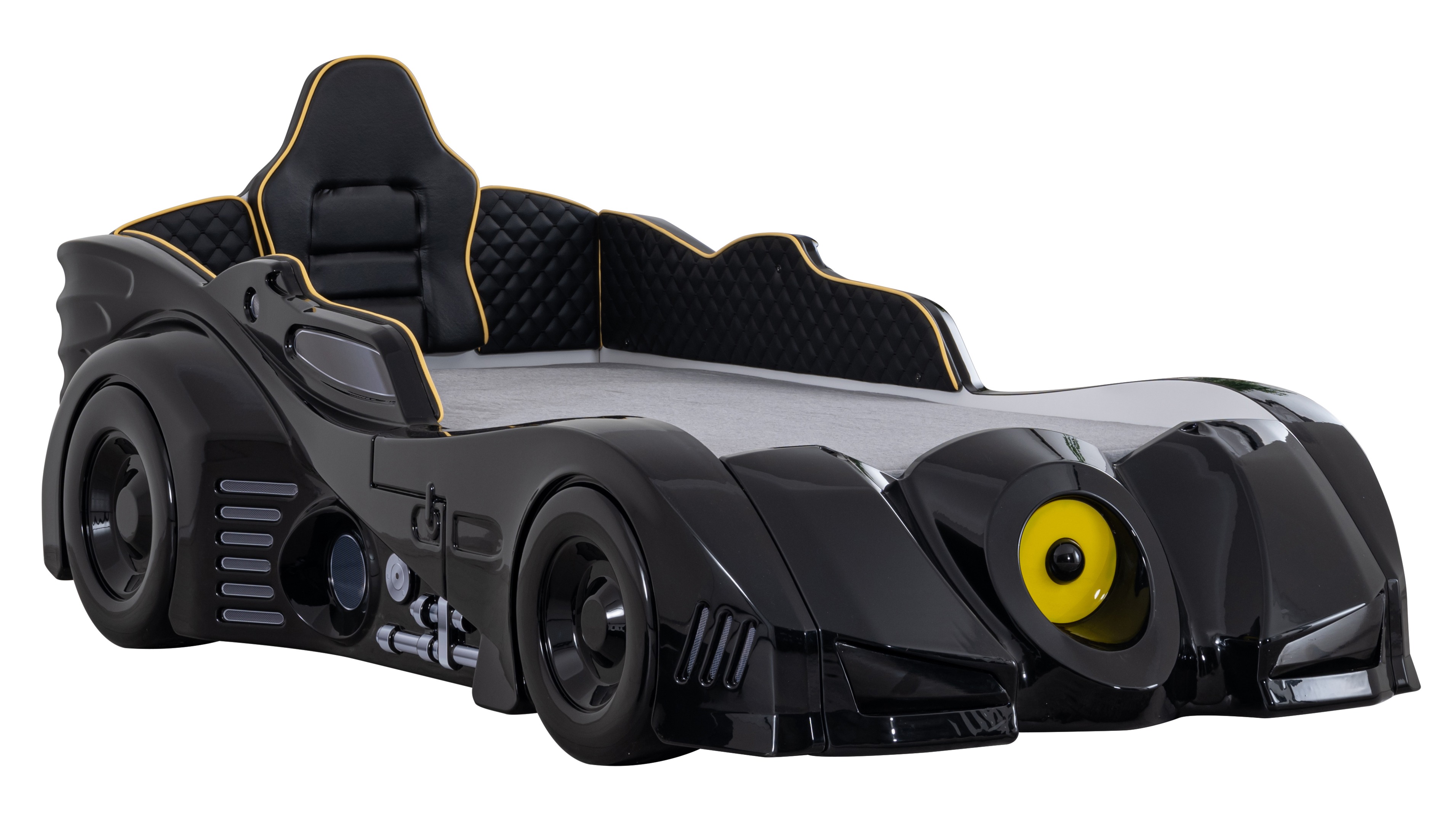 Lit enfant voiture Bat mobile 90x190 | Leroy Merlin