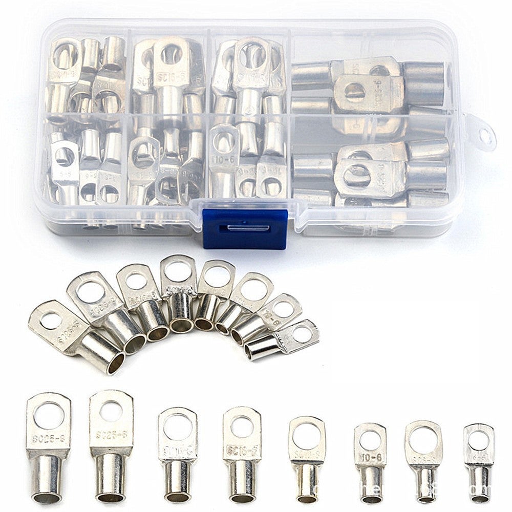 Terminales de cable de cobre Terminales de cable Tipo 8 Paquete de 60 ...