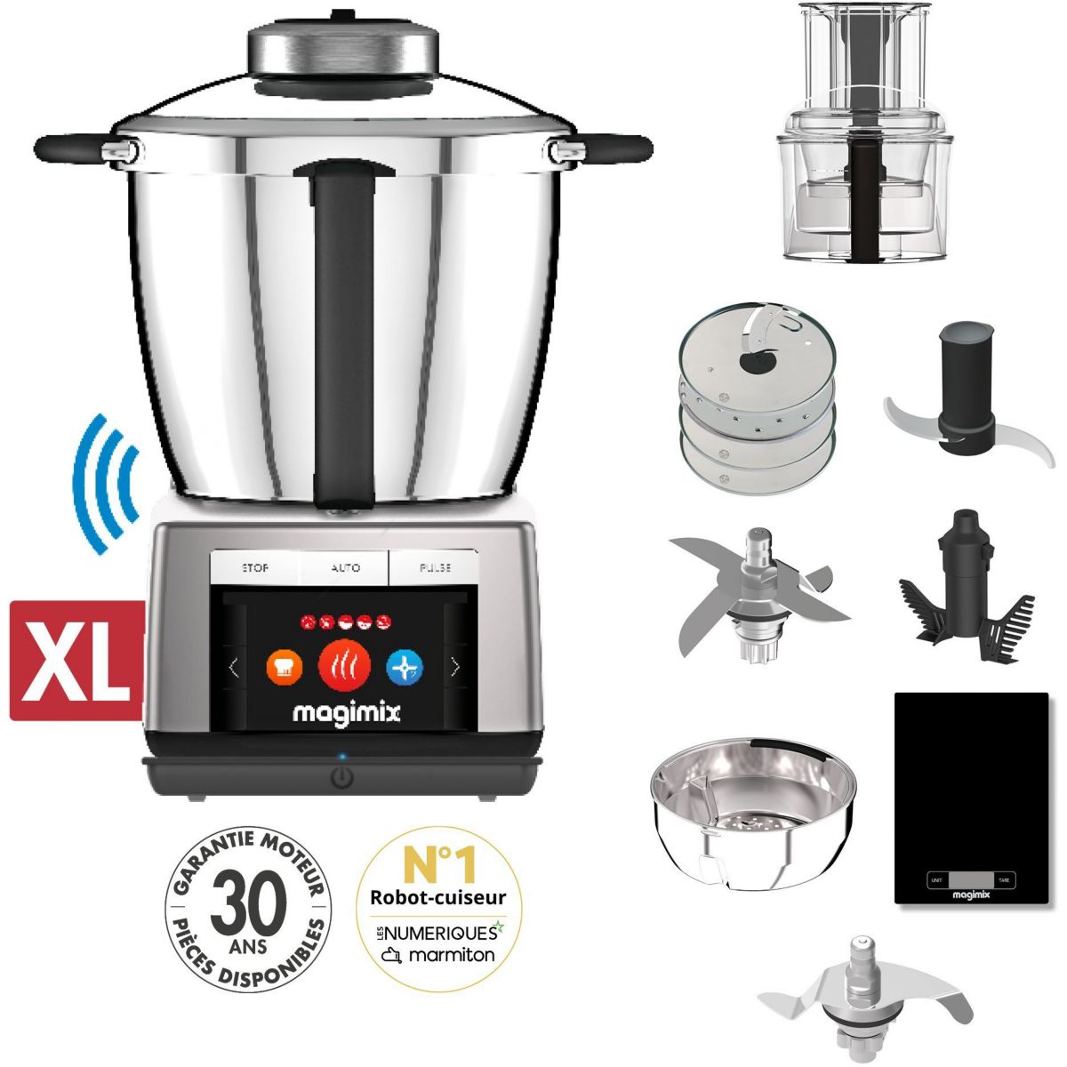 Robot cuiseur MAGIMIX Cook Expert XL Connect Platine 18914 | Leroy Merlin