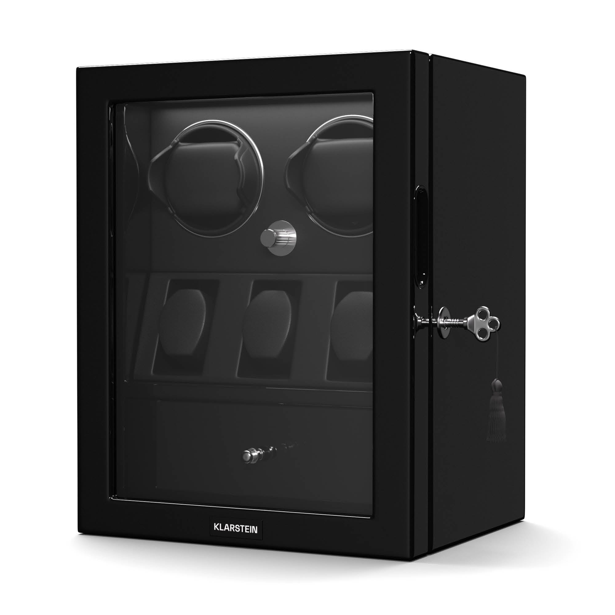 Klarstein ChronoVault Remontoir de montre 2+3 montres brillant 4 modes ...