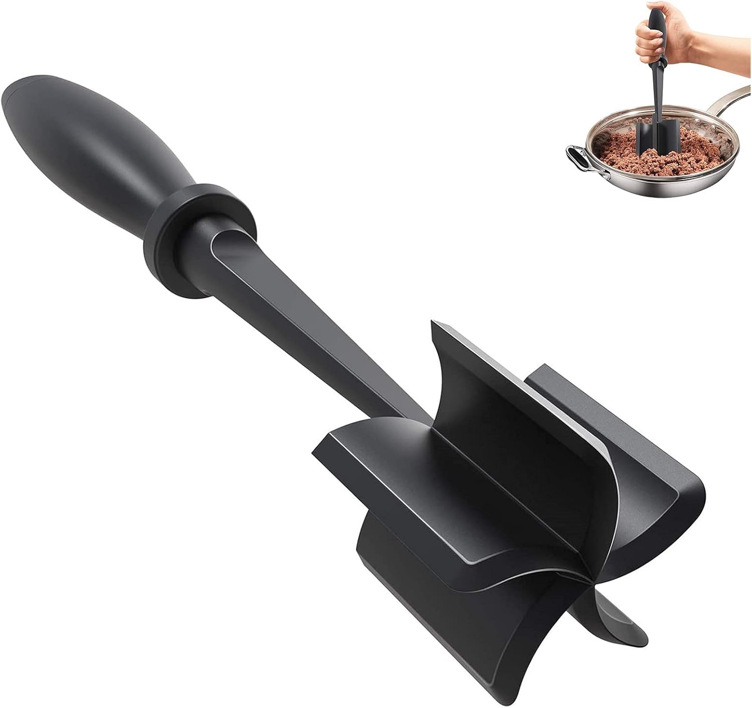 Pilon et hachoir Pilon à pommes de terre résistant à la chaleur Hachoir ...