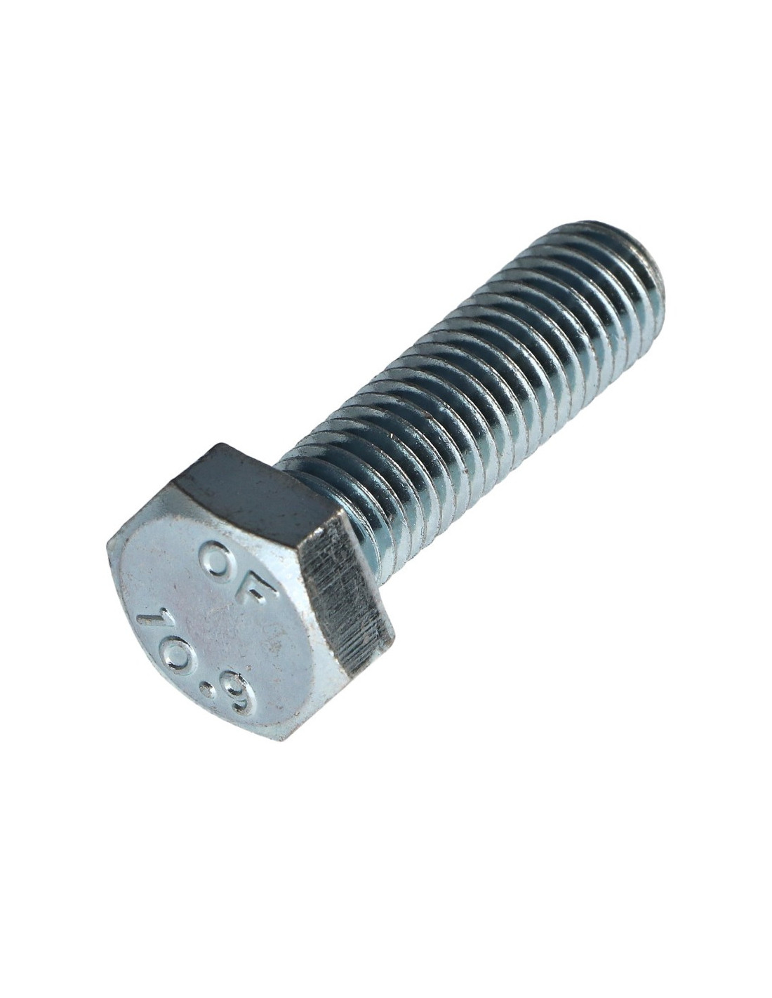 Vis métaux Tête hexagonale TH M10X30 Classe 10.9 Acier zingué-10 pièces | Leroy Merlin