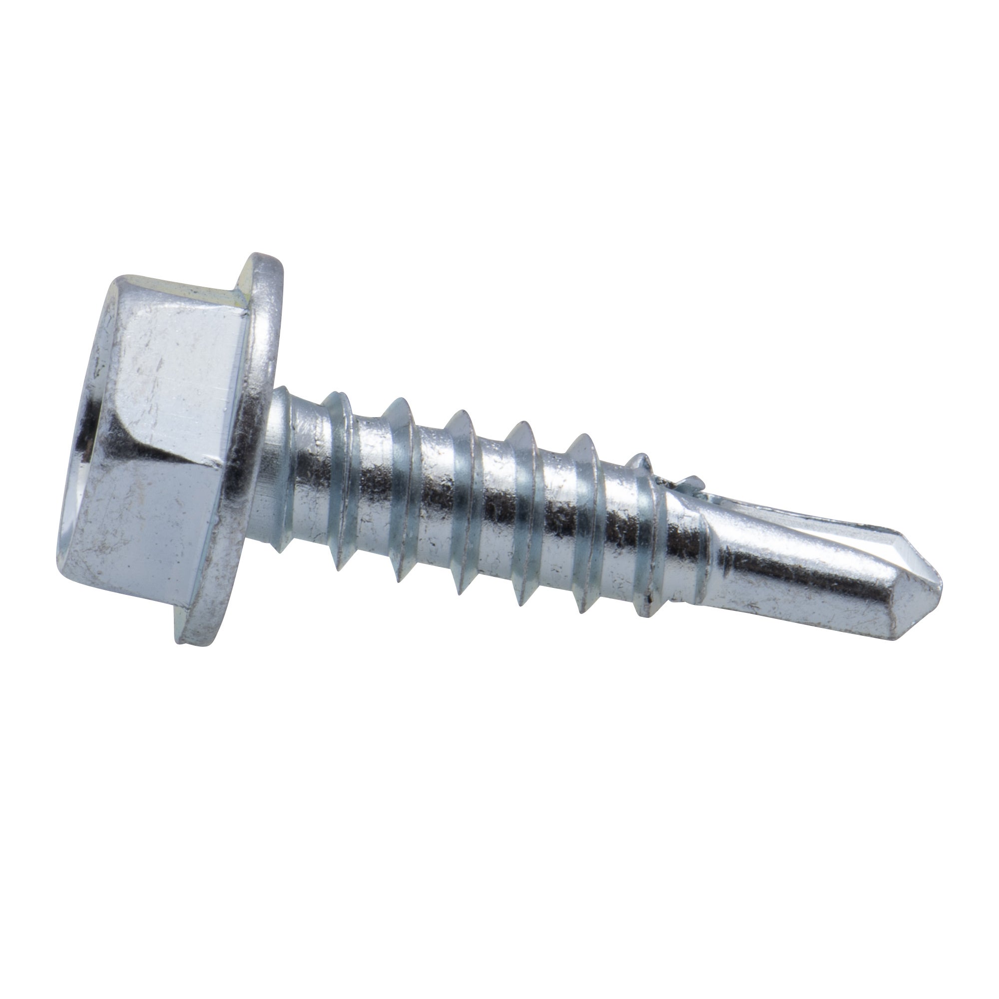 Vis autoperceuse tête hexagonale zinguée Viswood 5,5 x 25 mm (lot de 10 ...