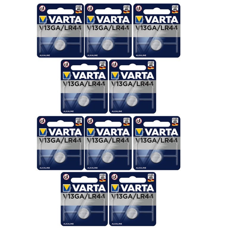 10 piles Varta V13GA LR44 | Leroy Merlin