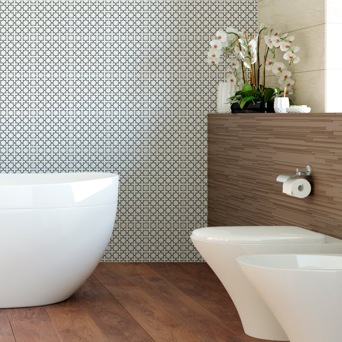 Sticker Mural Carrelage adhésif Cuisine Salle de Bain - 24 STICKERS ...