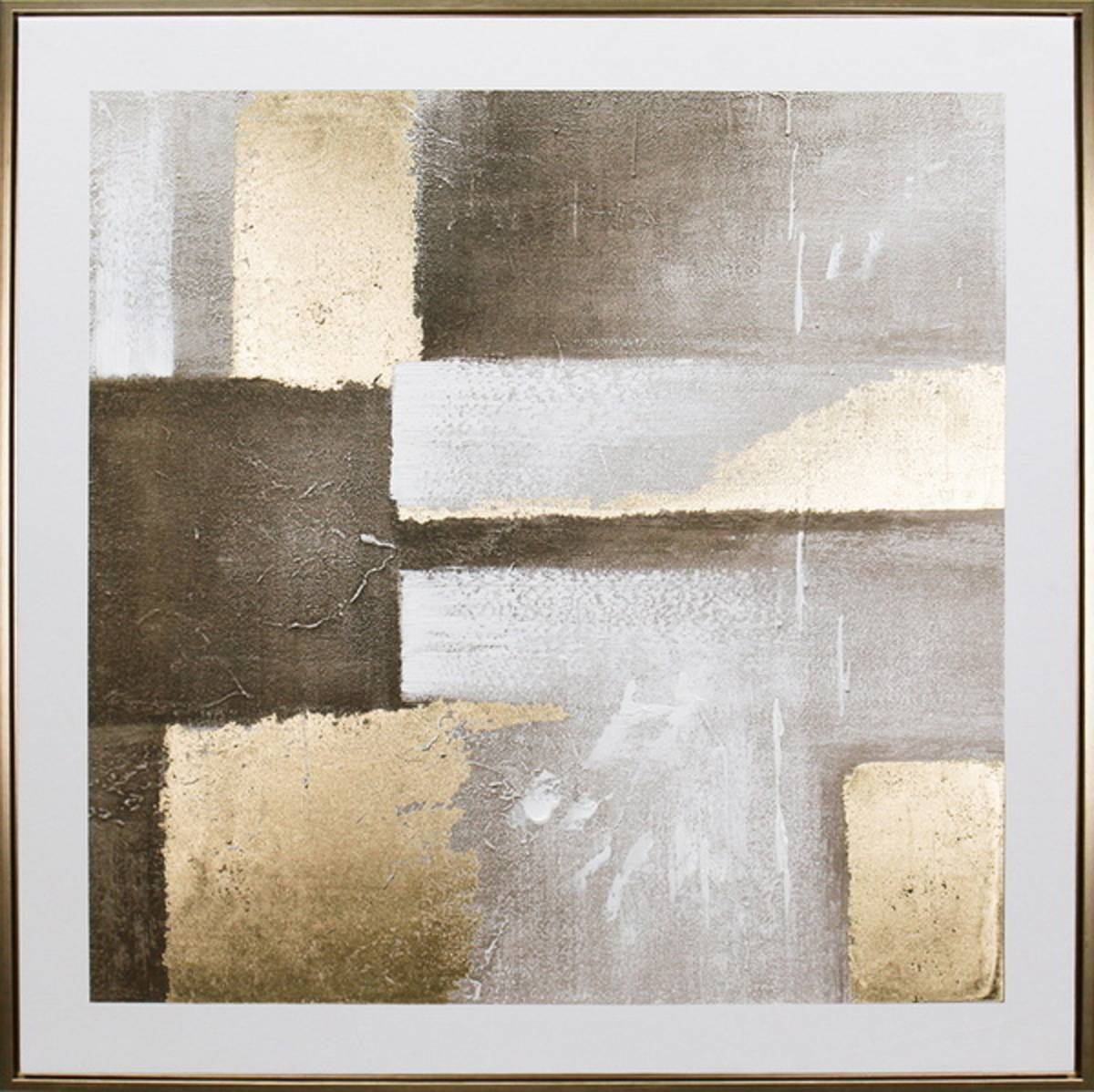 Toile peinte encadrée Helga 80x80cm - Atmosphera créateur d'intérieur ...