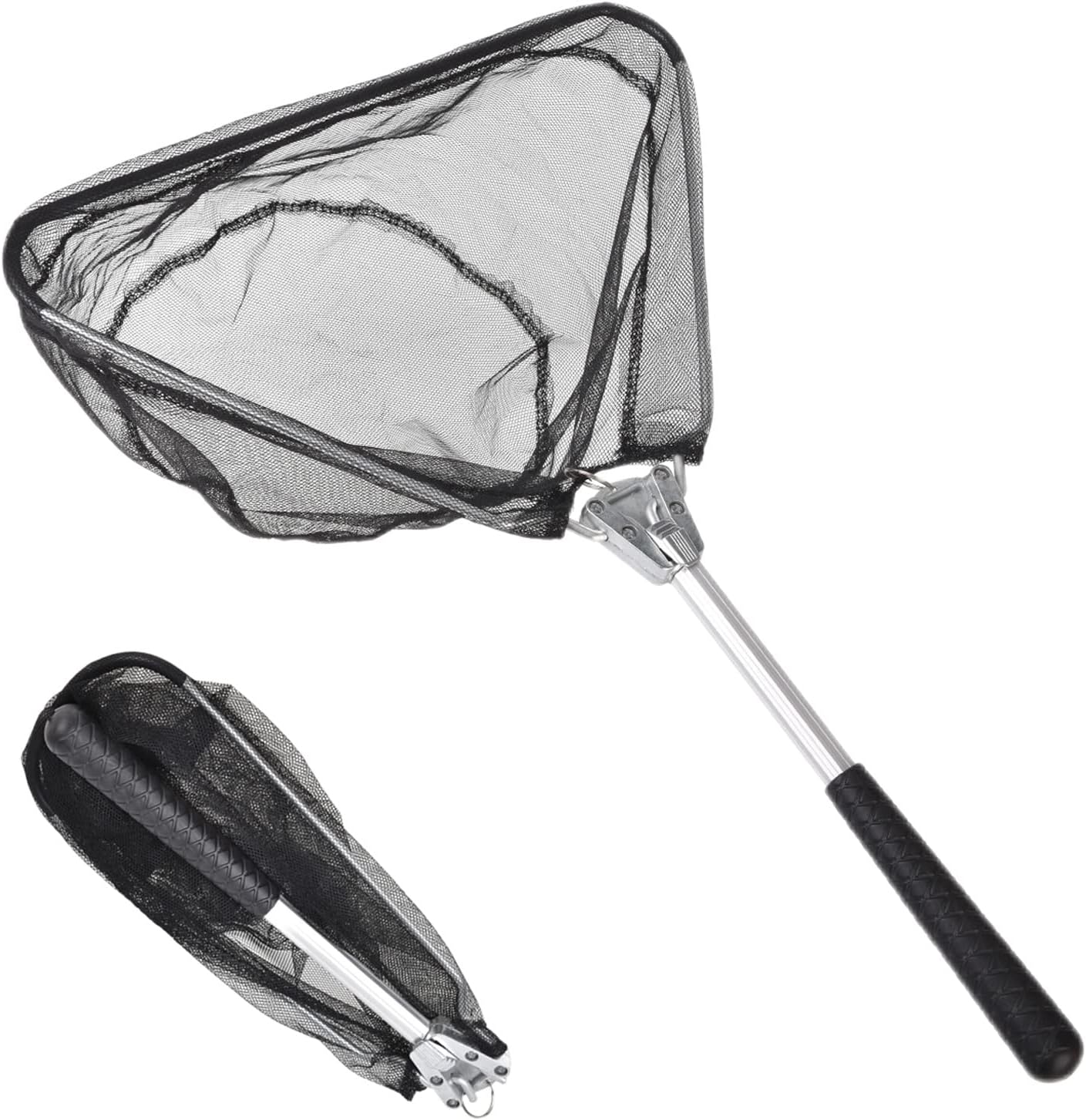 Filet de pêche pliable, épuisette de pêche avec filet de pêche pliable ...