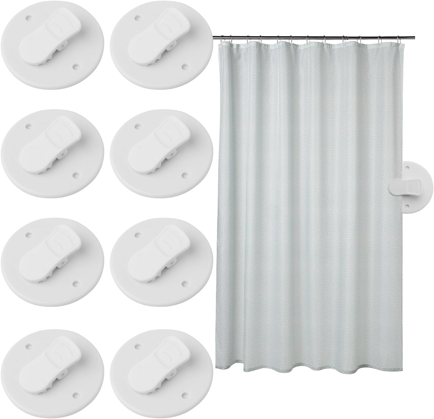 4 Pièces Accessoires de Store en Plastique Blanc Poignées de Stores ...