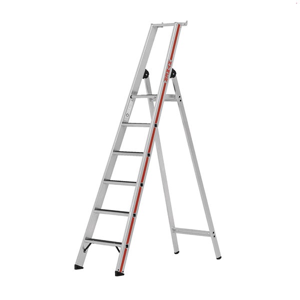 Escabeau 6 marches - Hauteur max. de travail 3.40m - 862606 | Leroy Merlin