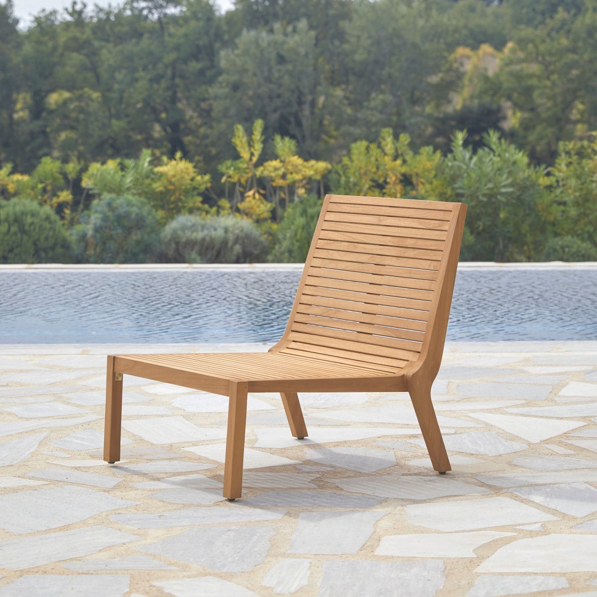 Tikamoon Fauteuil d'extérieur en bois de teck Teo | Leroy Merlin